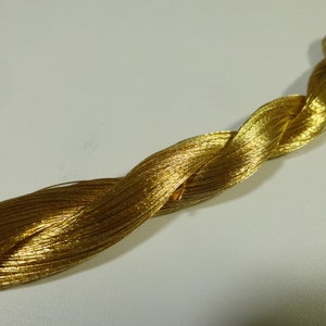 Japanese Vintage Rare Superb 24K Gold Leaf Thread Embroidery 4 - Etsy