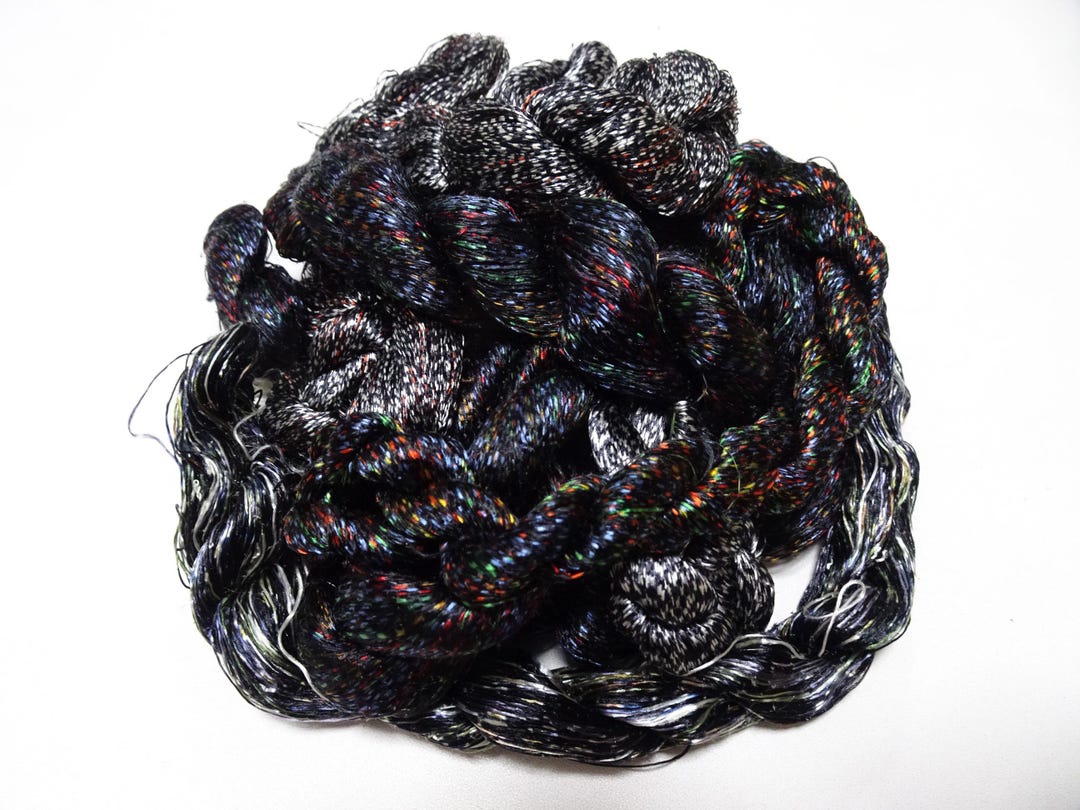 Japanese Vintage Super Rare Mud Dyeing Kasuri Loose Twisted Silk Thread ...