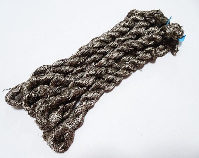 Japanese Vintage Super Rare Mud Dyeing Kasuri Loose Twisted Silk Thread ...