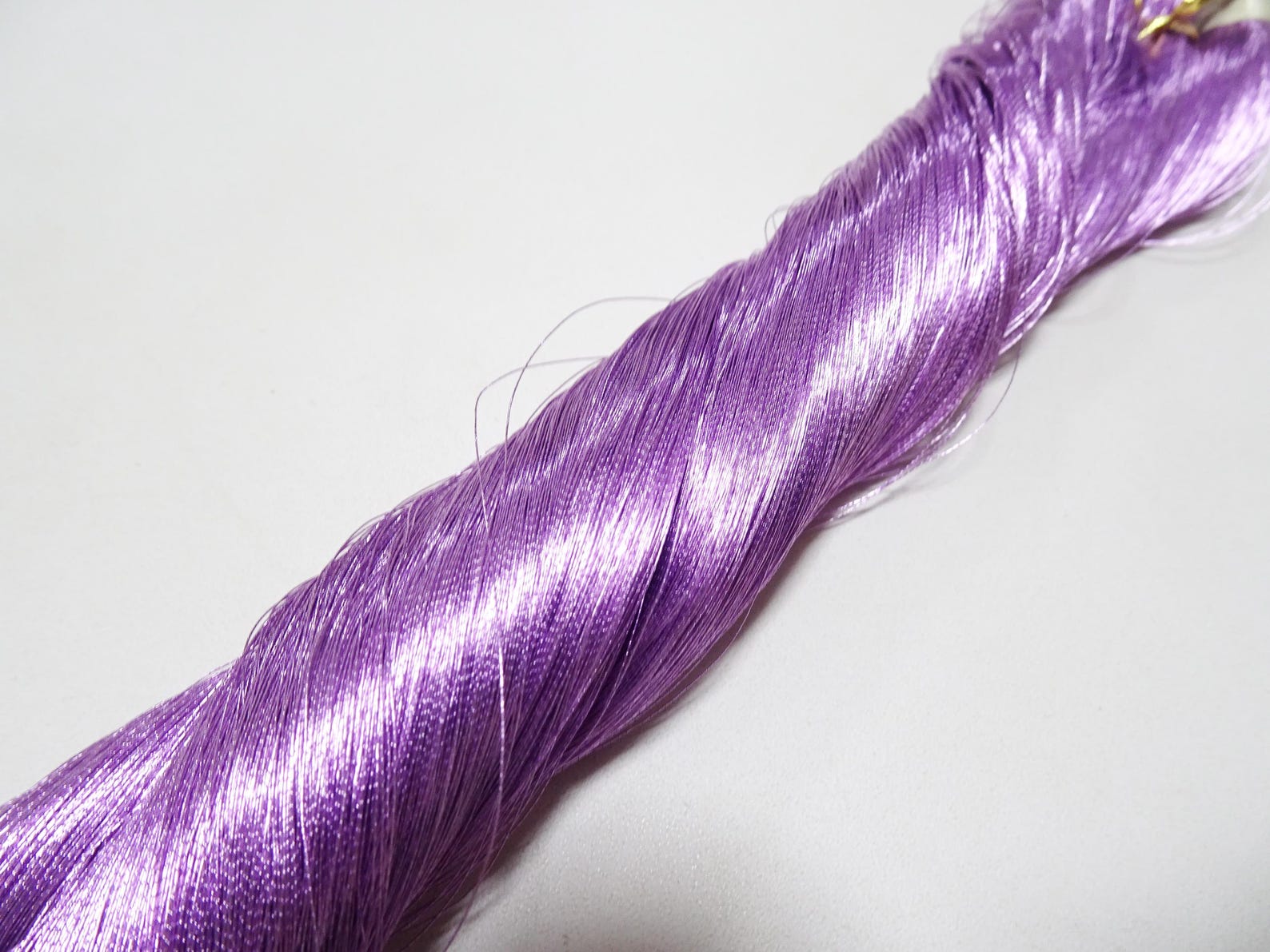 Japanese Vintage Rare Superb Pure Silver Leaf Thread Color Fuji1.5 ...