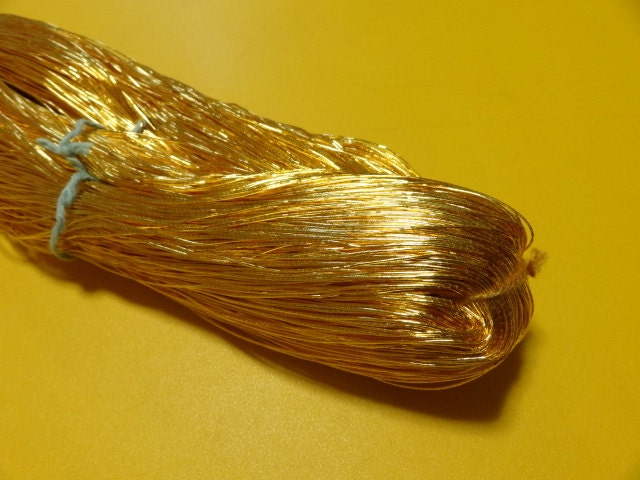 Japanese Vintage Gold Leaf Thread Kinkoma Embroidery 0.60mm 103 - Etsy