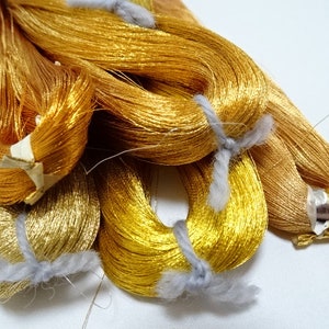 Japanese Vintage Gold Leaf Thread 5sets Embroidey 0.16mm 5000M - Etsy