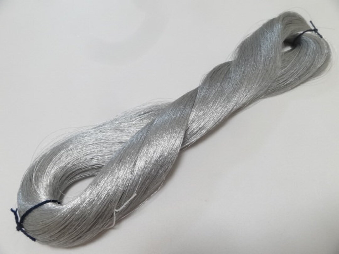Special Price! Vintage Japanese Aluminum Leaf Thread Silver Very Fine ...