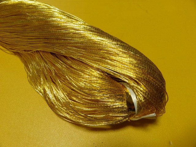 Japanese vintage gold leaf thread kinkoma embroidery 105 | Etsy