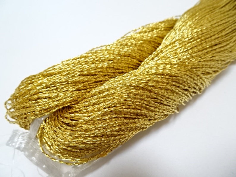Japanese Vintage Super Rare Double Twist 24K Gold Leaf Thread - Etsy