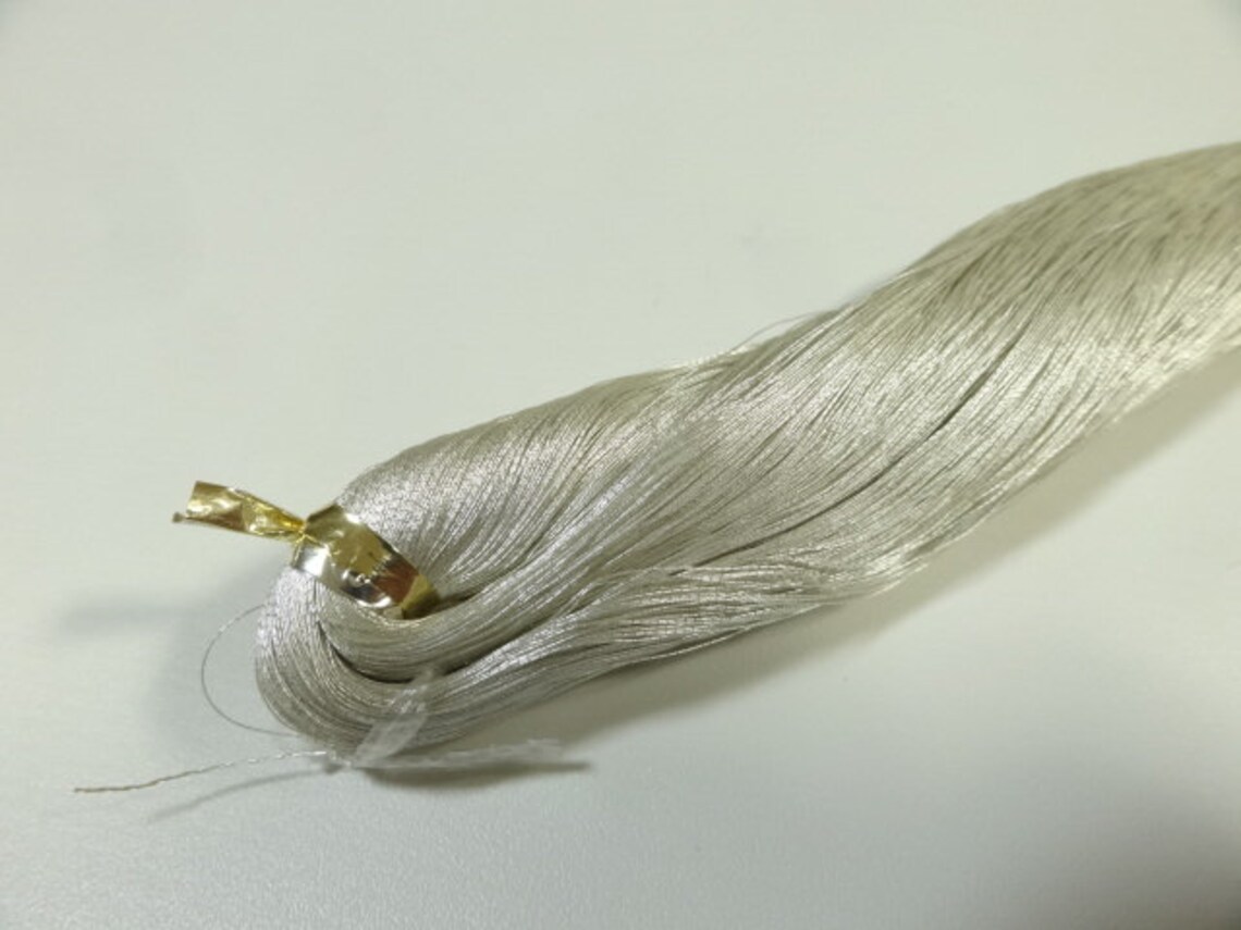 Japanese Vintage Superb Real Silver Leaf Thread SN1 Medium - Etsy