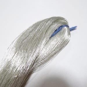 Japanese Vintage High Class Real Silver Leaf Thread 2.5 Embroidery ...