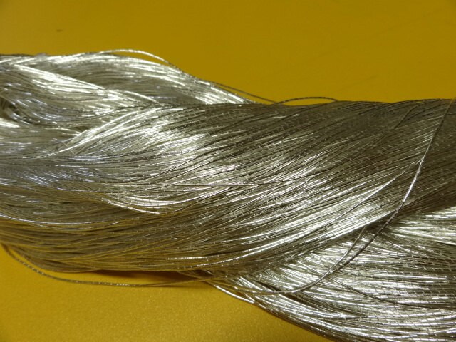 Japanese Vintage Real Silver Leaf Thread Kinkoma Embroidery - Etsy