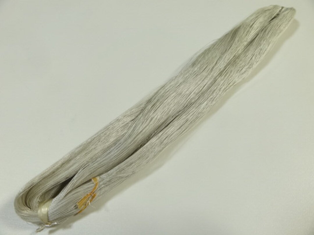 Japanese Vintage Superb Real Silver Leaf Thread SN1 Matte Embroidery ...