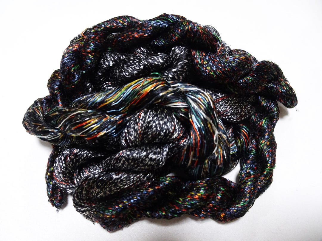 Japanese Vintage Super Rare Mud Dyeing Kasuri Loose Twisted Silk Thread ...