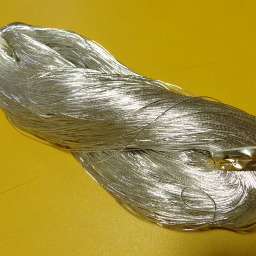 Japanese Vintage Superb Real Silver Leaf Thread S4 Embroidery - Etsy