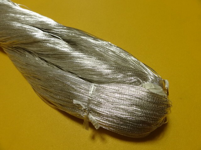 Japanese Vintage Real Silver Leaf Thread Kinkoma Embroidery S8 | Etsy