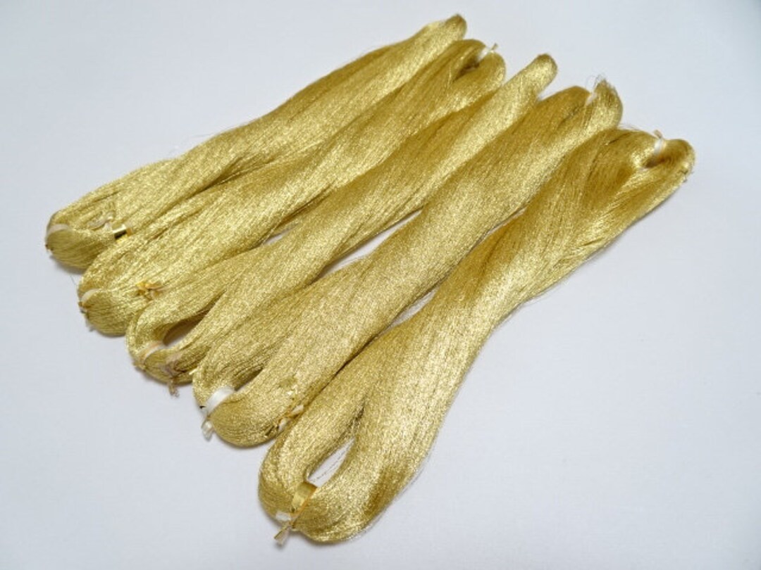 Special Price Japanese Vintage Metallic Gold Thread 5sets - Etsy