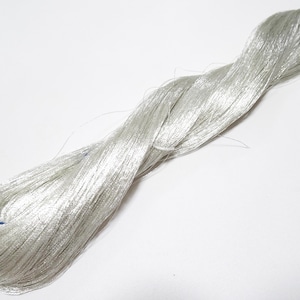 Japanese Vintage High Class Real Silver Leaf Thread 2.5 Embroidery ...