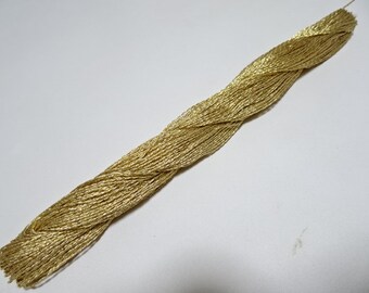 Japanese Vintage Rare Superb 24K Gold Leaf Thread Embroidery 4 - Etsy