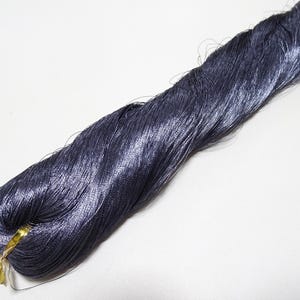 Japanese Vintage Rare Superb Pure Silver Leaf Thread Color SA106 2000M ...