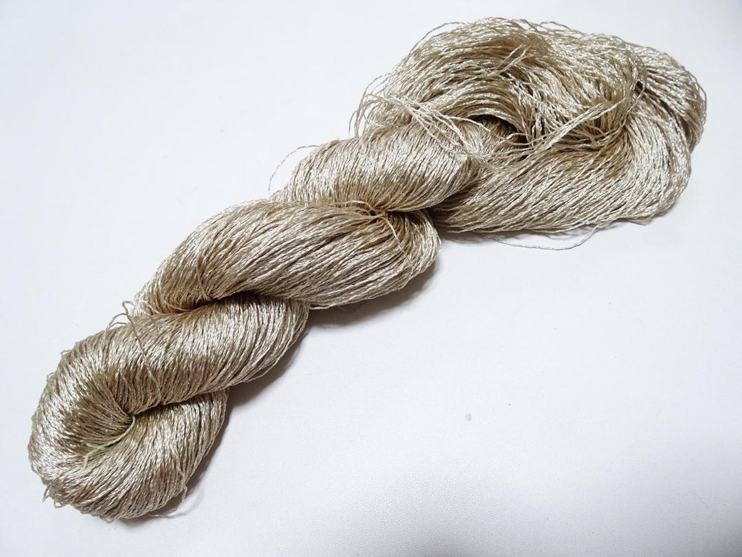 Japanese Vintage High Class Rare Silk Thread Mixture of Silver ...