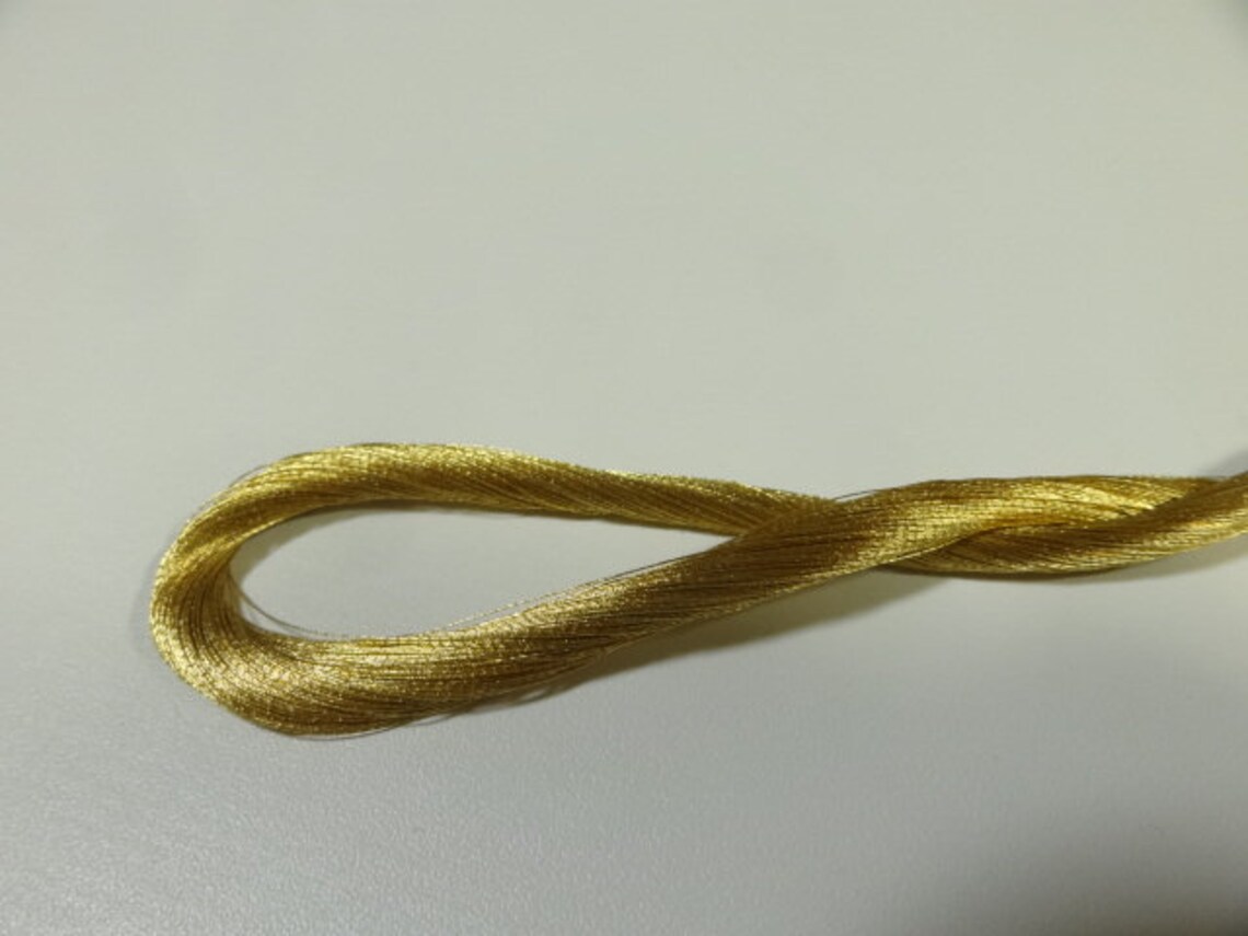 Japanese Vintage Rare Superb 24K Gold Leaf Thread 100M - Etsy