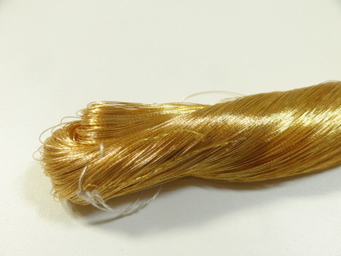 Japanese Vintage Superb Gold Leaf Thread 312 Embroidery 1000M | Etsy