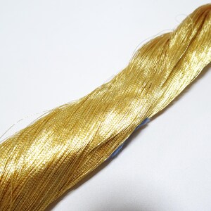 Japanese Vintage High Class Gold Leaf Thread 2.5 Embroidery ...