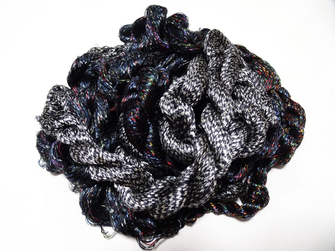 Japanese Vintage Super Rare Mud Dyeing Kasuri Loose Twisted Silk Thread ...