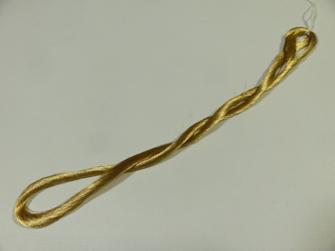 Japanese Vintage Rare Superb 24K Gold Leaf Thread 100M Embroidery 1 0 ...