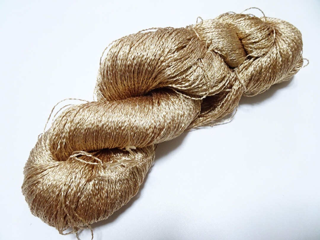 Japanese Vintage High Class Rare Silk Thread Mixture of Gold Embroidery ...
