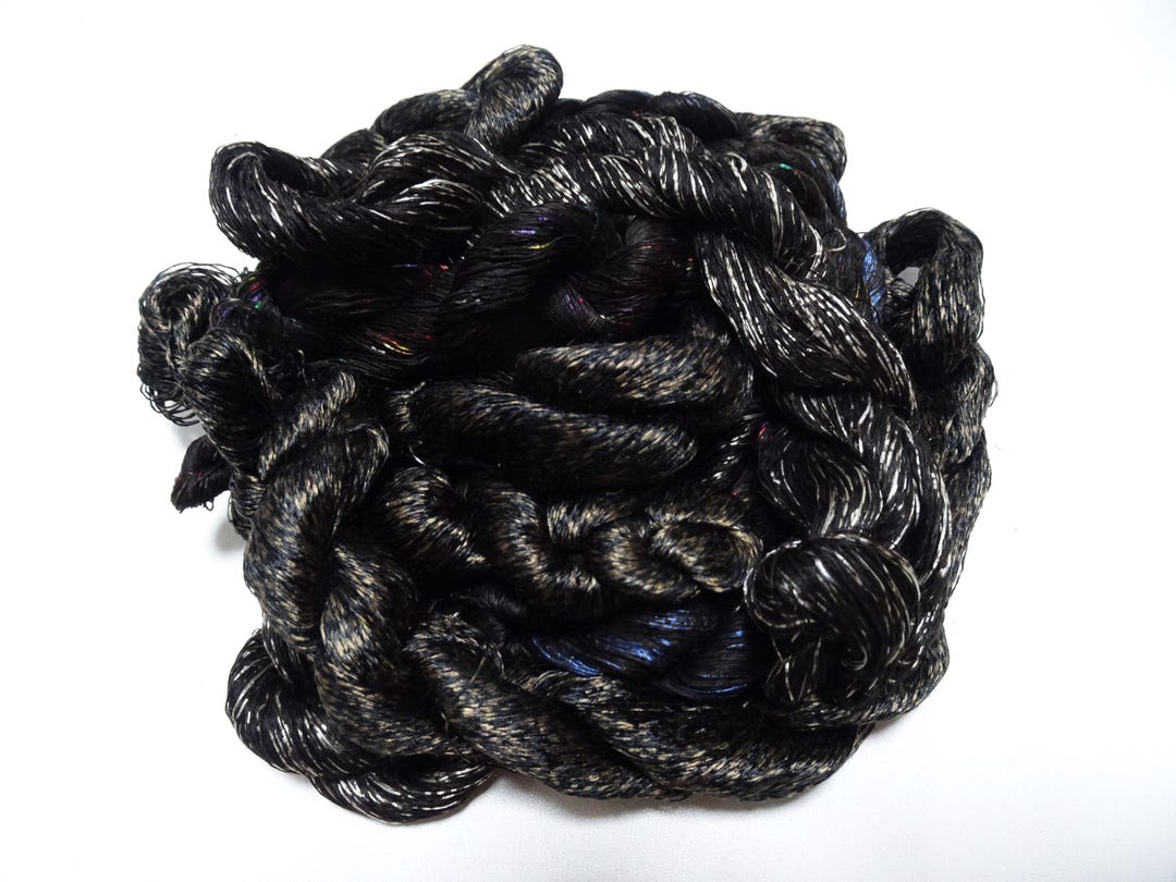 Japanese Vintage Super Rare Mud Dyeing Kasuri Loose Twisted Silk Thread ...