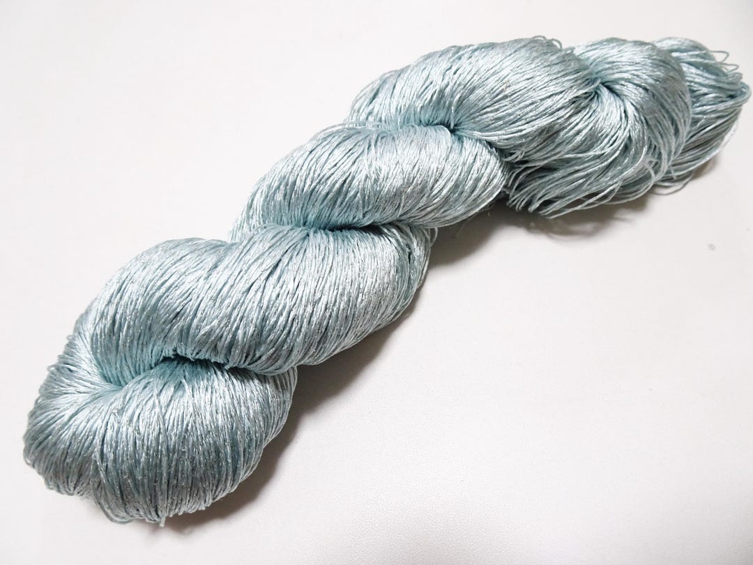Japanese Vintage High Class Rare Silk Thread Mixture of Silver ...