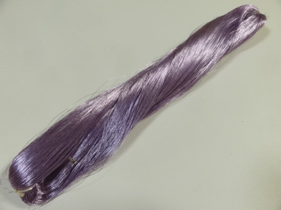 Japanese Vintage Rare Superb Pure Silver Leaf Thread Color Fuji4 2000M ...