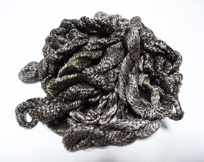 Japanese Vintage Super Rare Mud Dyeing Kasuri Loose Twisted Silk Thread ...