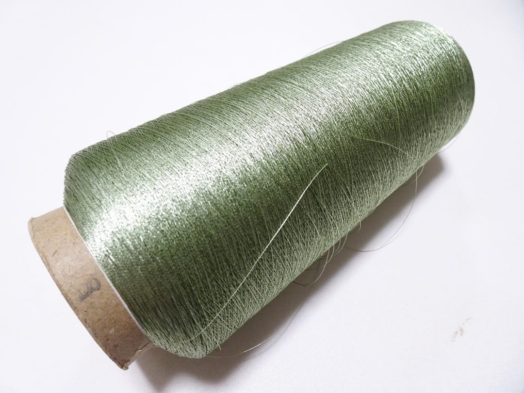 Limited 80 Japanese Vintage Rare Superb Pure Silver Leaf Thread Color ...