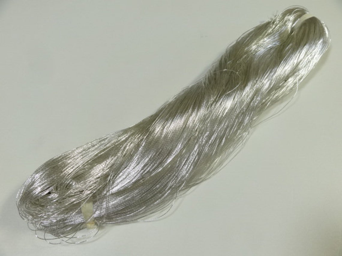 Japanese Vintage Superb Real Silver Leaf Thread S4 Embroidery - Etsy