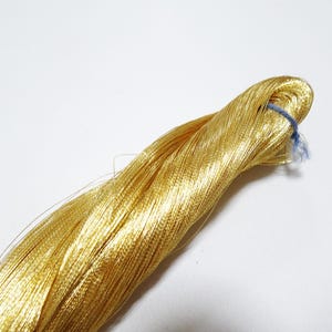 Japanese Vintage High Class Gold Leaf Thread 2.5 Embroidery ...