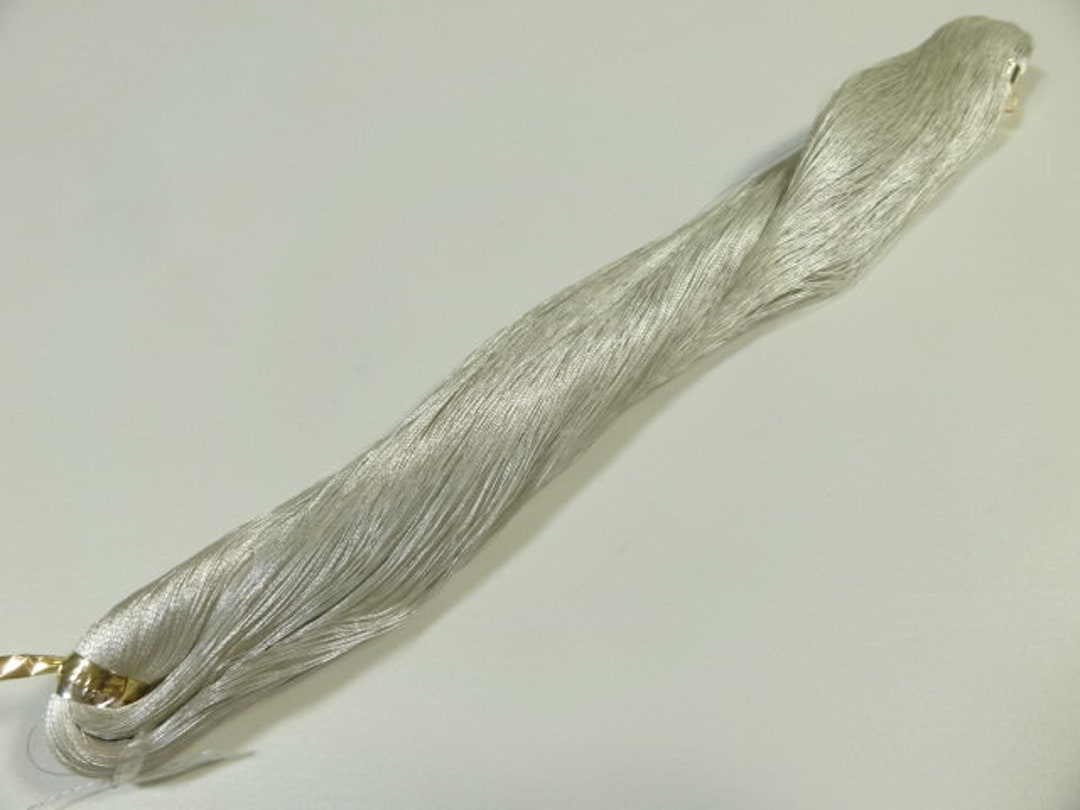 Japanese Vintage Superb Real Silver Leaf Thread SN1 Medium Matte ...