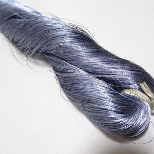 Japanese Vintage Rare Superb Pure Silver Leaf Thread Color SA107 2000M ...