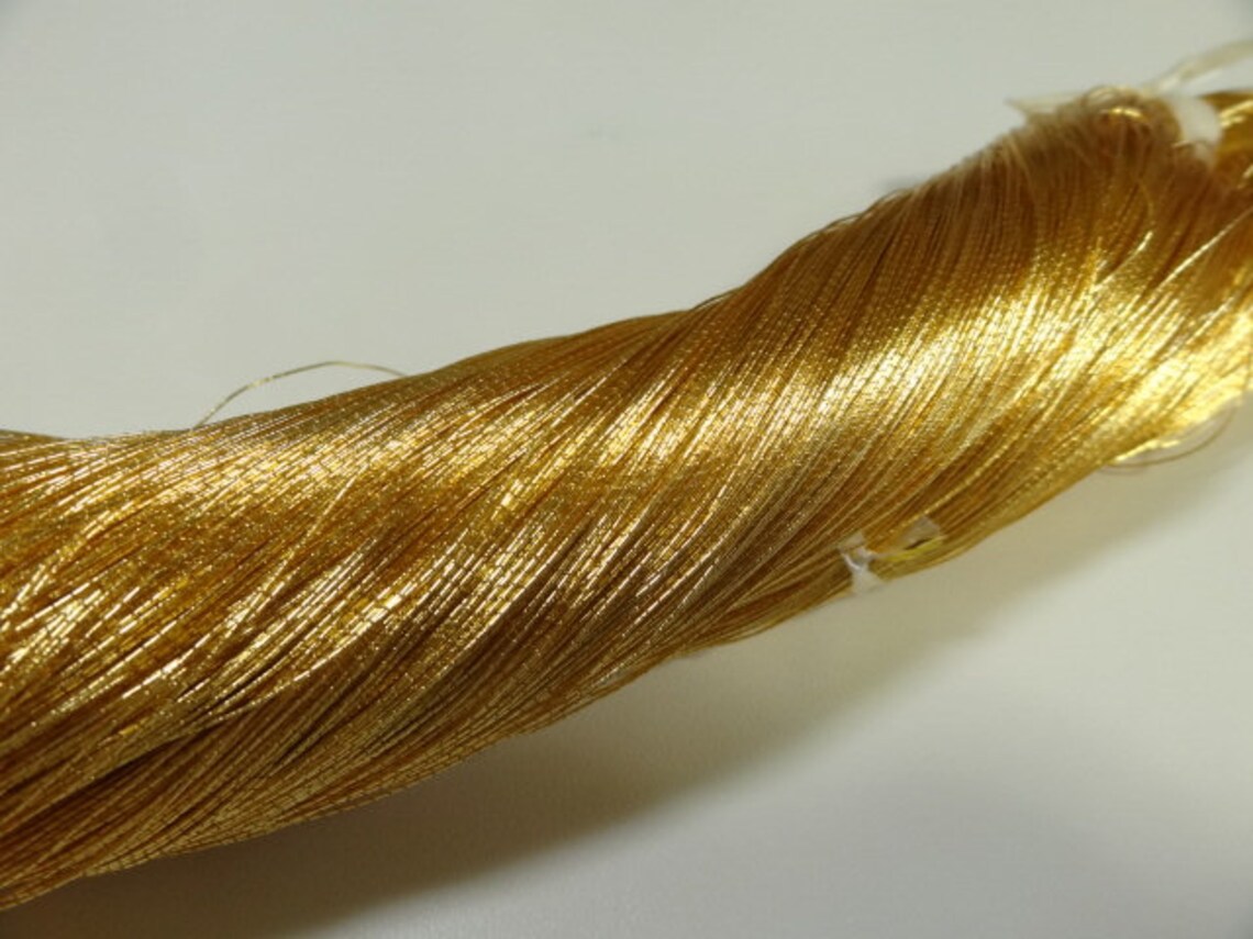 Japanese Vintage Superb Gold Leaf Thread 423 Embroidery 1000M | Etsy