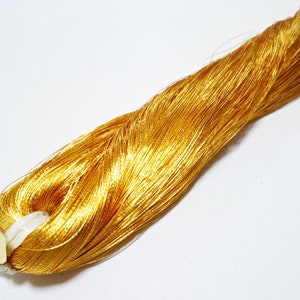 Japanese Vintage Superb Gold Leaf Thread 325 Embroidery 1000M 0.30mm - Etsy