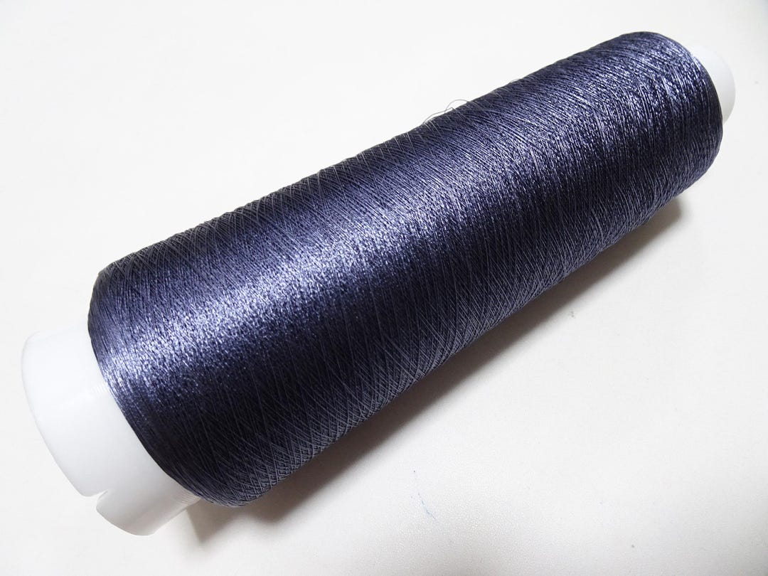 Japanese Vintage Rare Superb Pure Silver Leaf Thread Color SA112 2000M ...