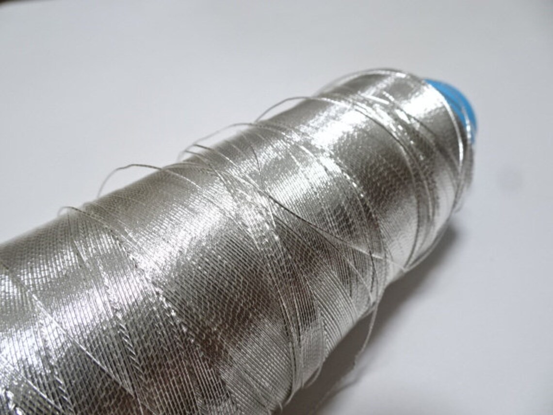Japanese Vintage Superb Real Silver Leaf Thread S5 Embroidery - Etsy