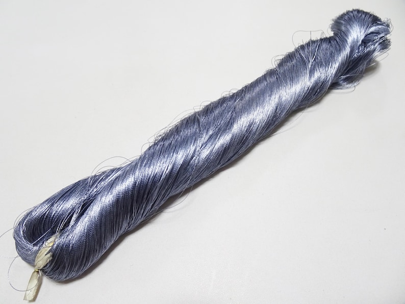 Japanese Vintage Rare Superb Pure Silver Leaf Thread Color SA107 2000M ...
