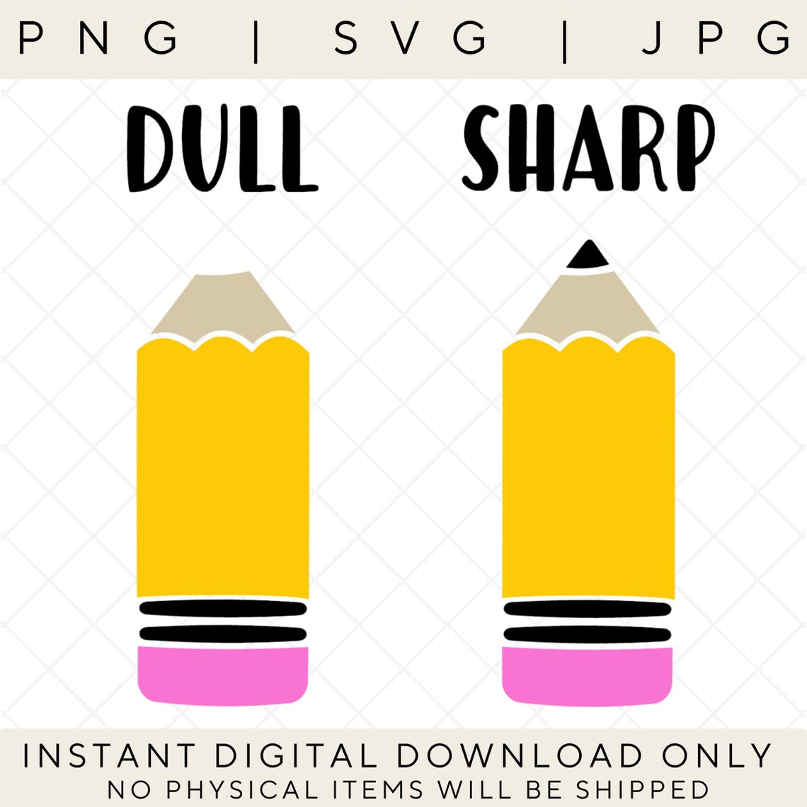 Pencil Bin Labels: Sharp or Dull - Classroom Organization (digital ...