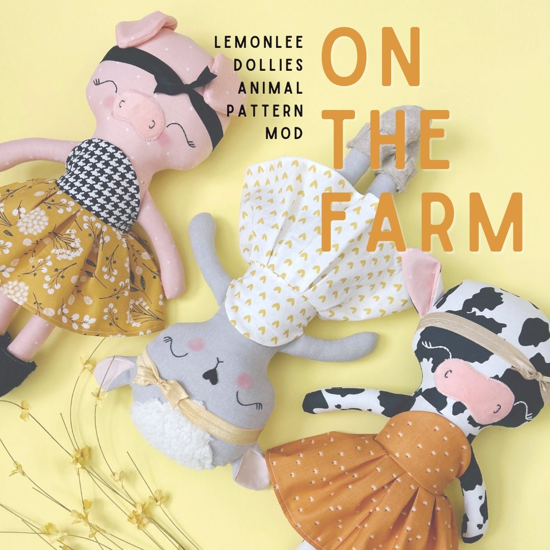 On the Farm Animal Modification Sewing Pattern - PDF Digital Download ...