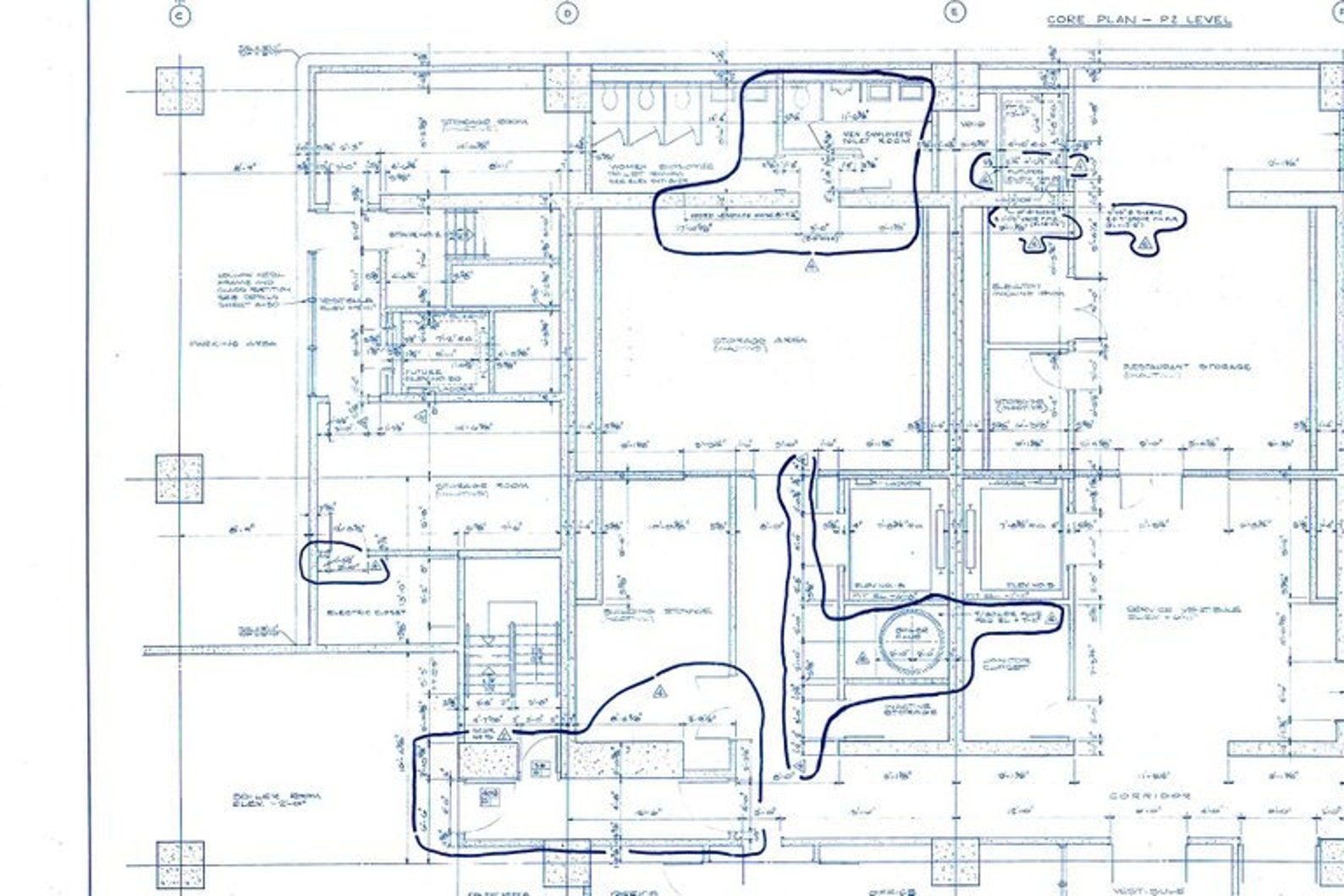 Mies Van Der Rohe Blueprint, One Illinois Center 111 E. Wacker Chicago ...