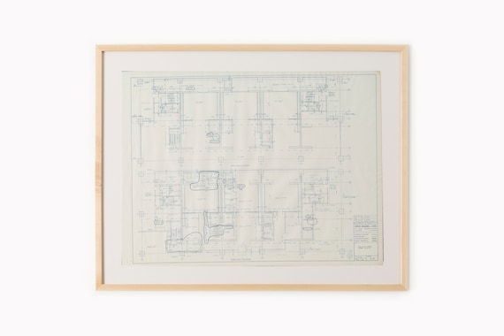 Mies Van Der Rohe Blueprint One Illinois Center 111 E. Wacker - Etsy