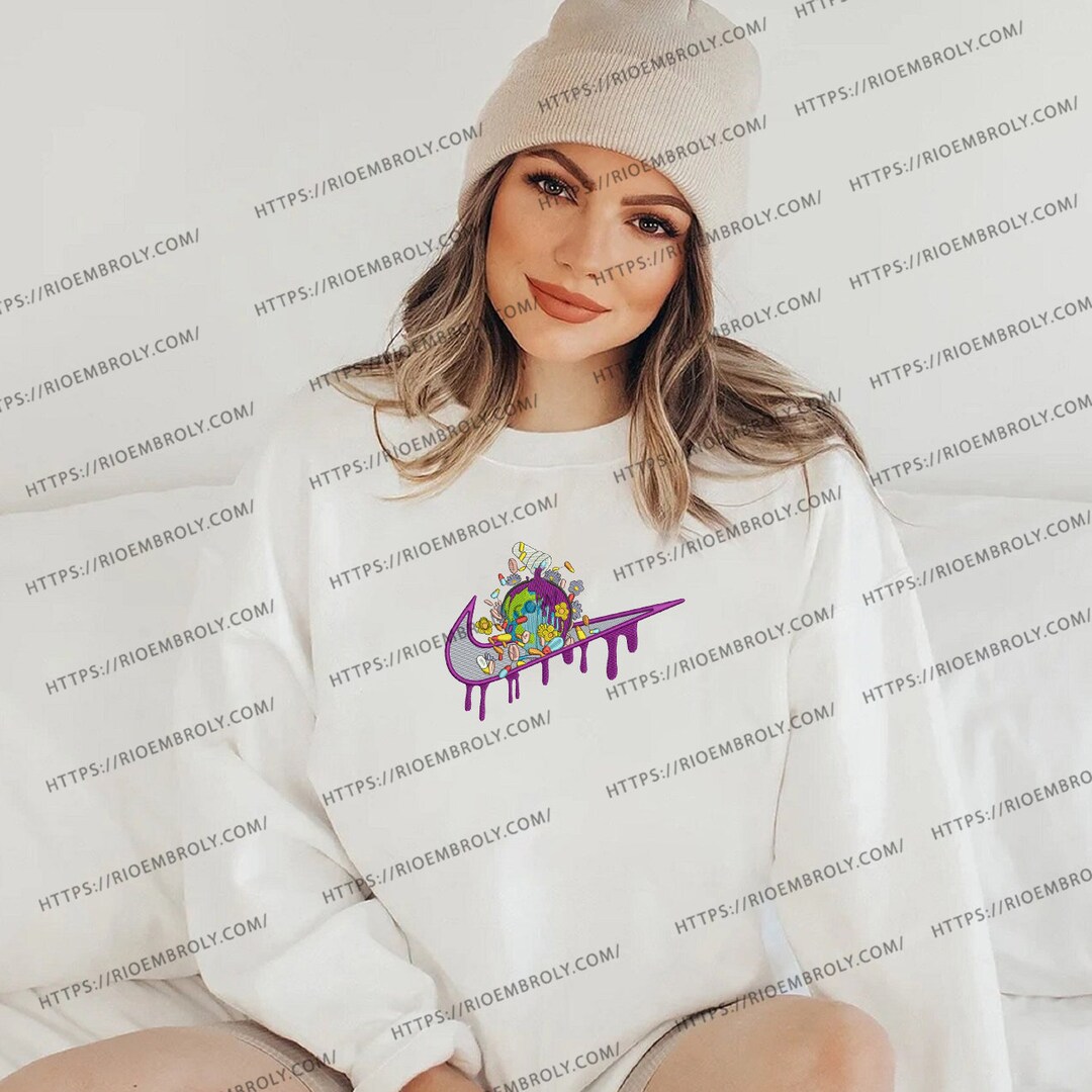 Juice WRLD Swoosh Medic Embroidered Sweatshirt Rap Hip Hop - Etsy