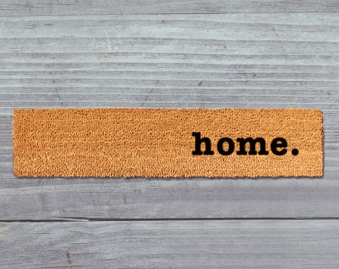Home Skinny Doormat Home Door Mat Home Welcome Mat Home | Etsy