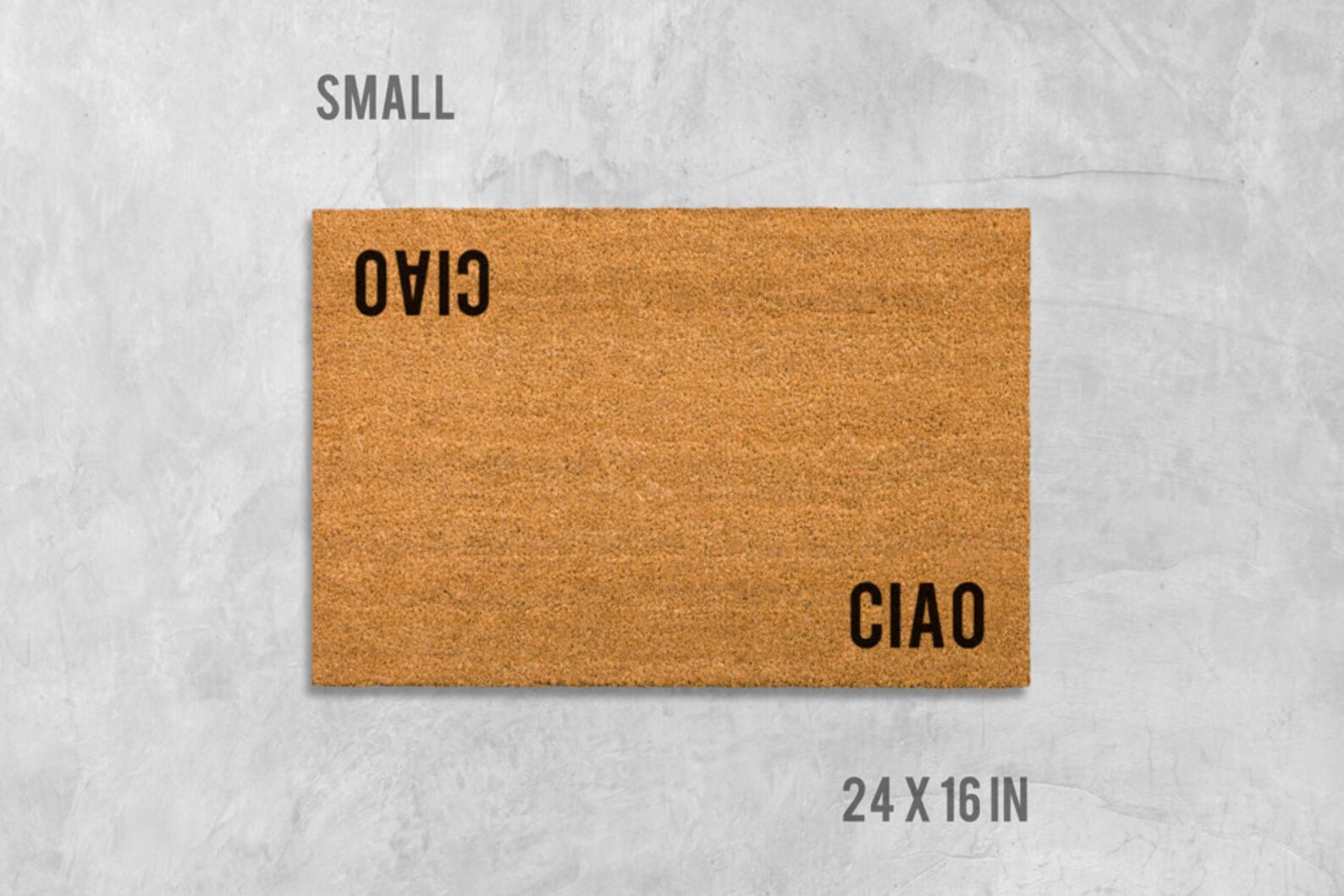 Ciao Doormat, Ciao Door Mat, Ciao Welcome Mat, Italian Welcome Mat ...