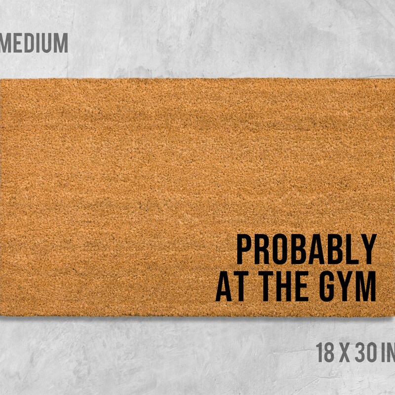 Gym Mat With Motivation - Etsy