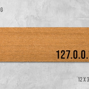 127.0.0.1 Doormat, Localhost Doormat, Networking Doormat, Network ...